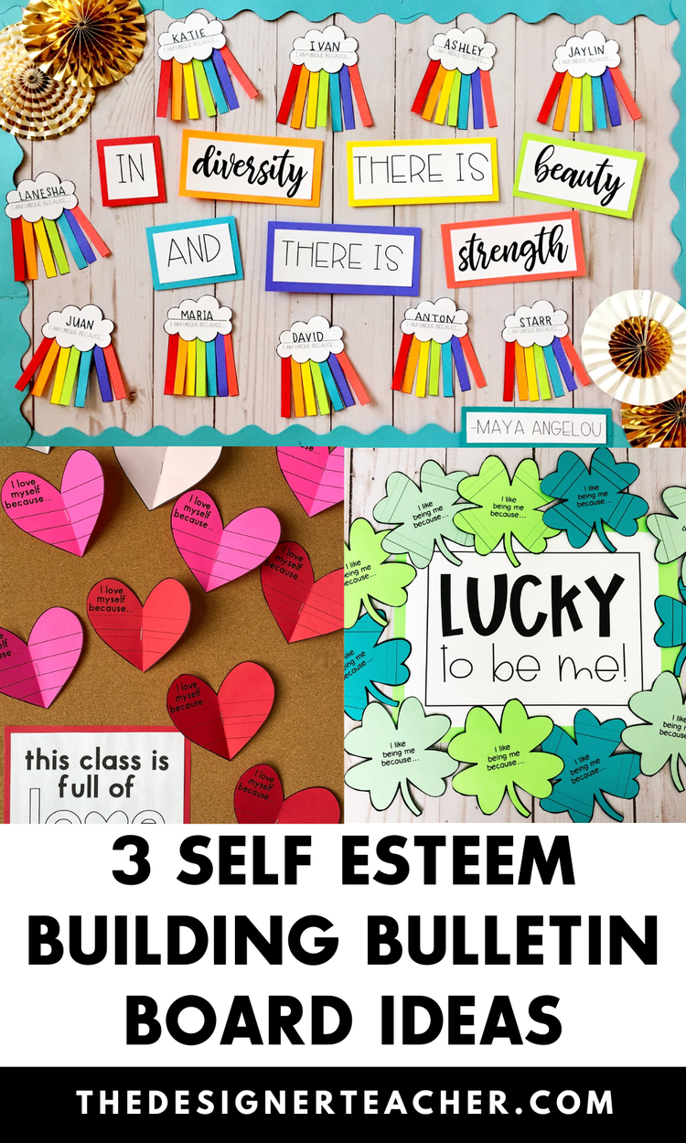 3 Self Esteem Building Classroom Bulletin Board Ideas — The Designer ...
