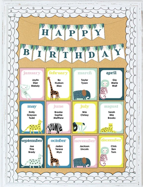 10 Birthday Bulletin Board Ideas for the Classroom — The Designer Teacher