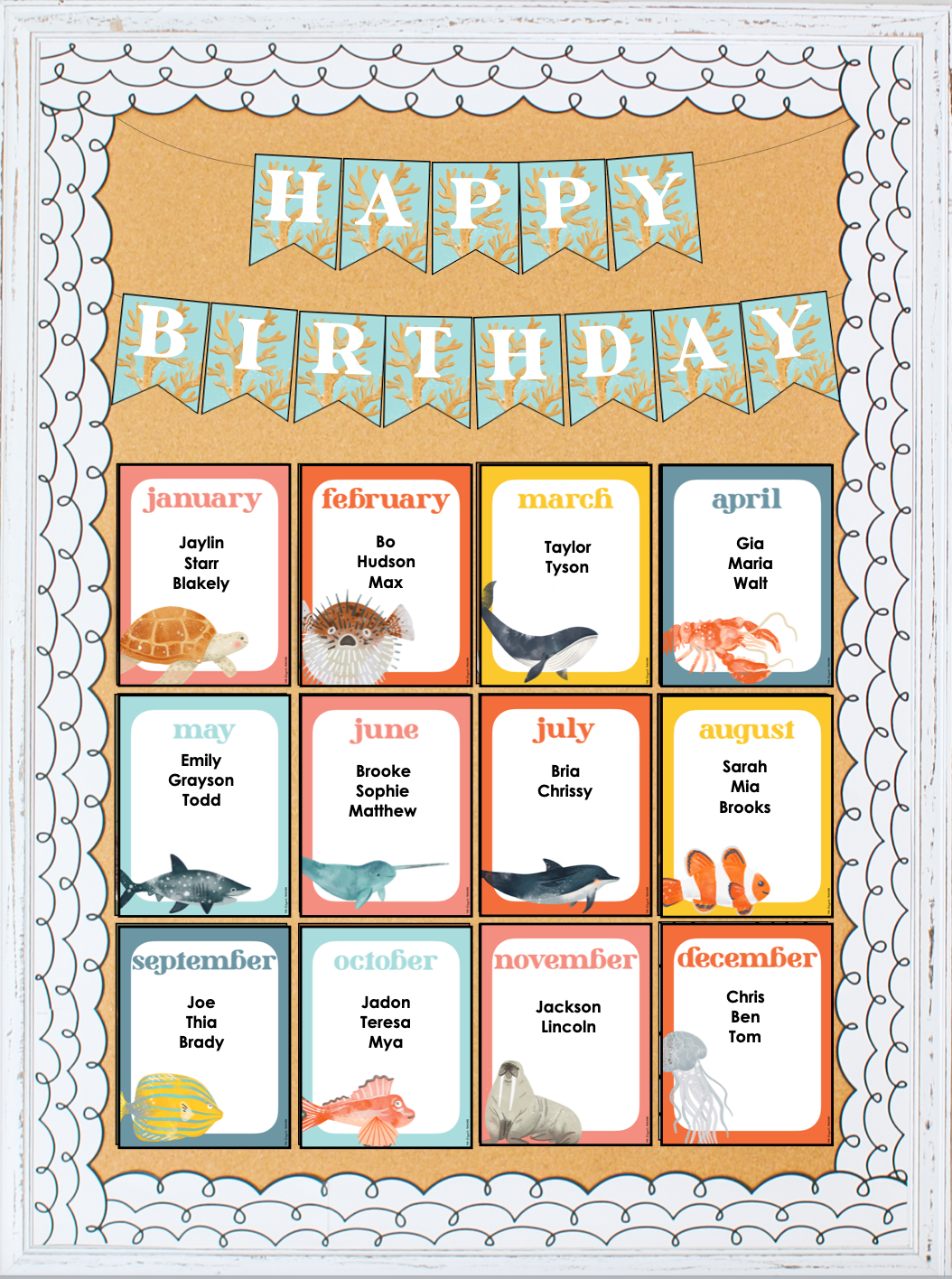 10 Birthday Bulletin Board Ideas for the Classroom — The Designer Teacher