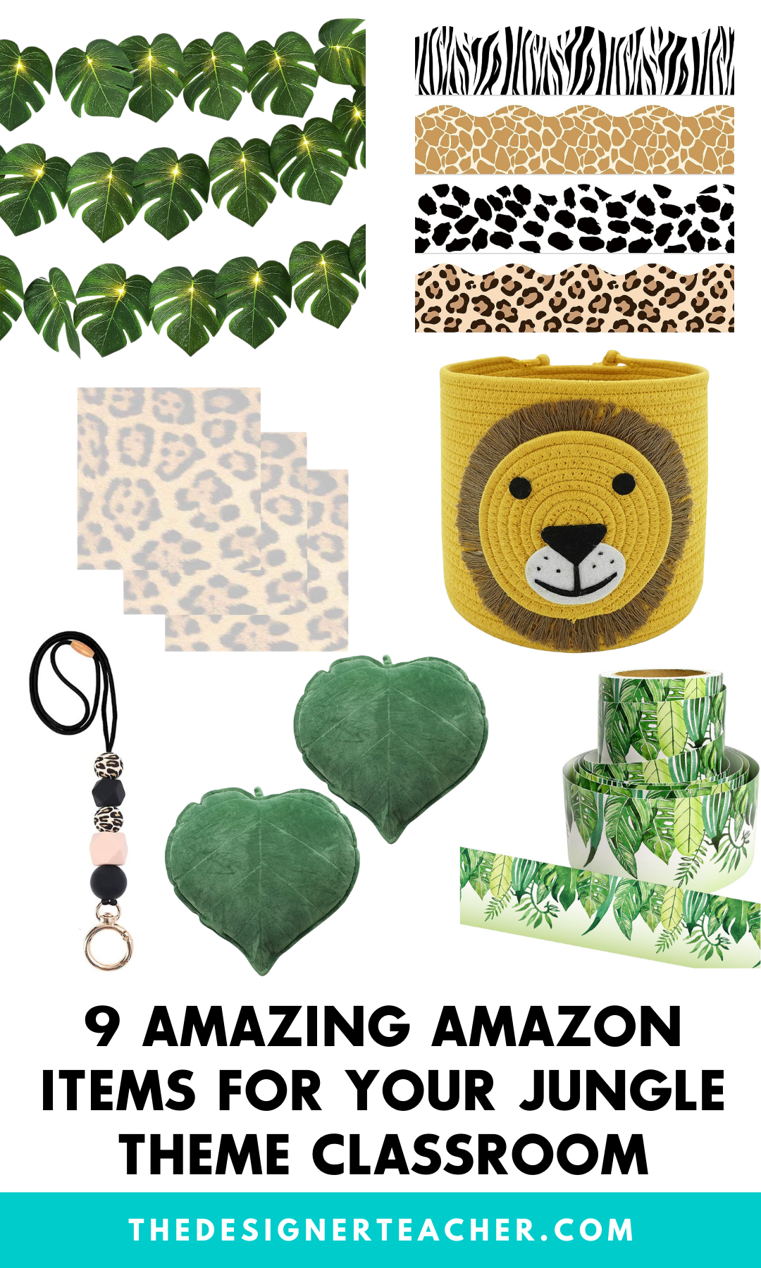9 Amazon Items for Your Jungle Theme Classroom — The Designer Teacher