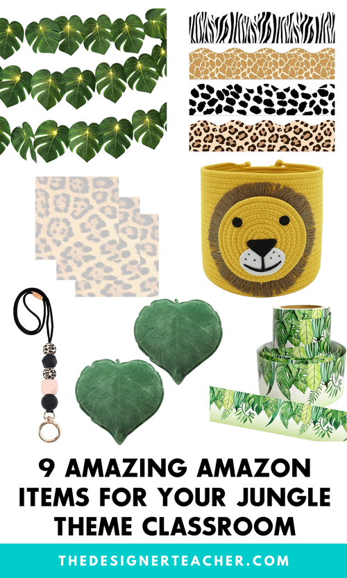 9 Amazon Items for Your Jungle Theme Classroom — The Designer Teacher