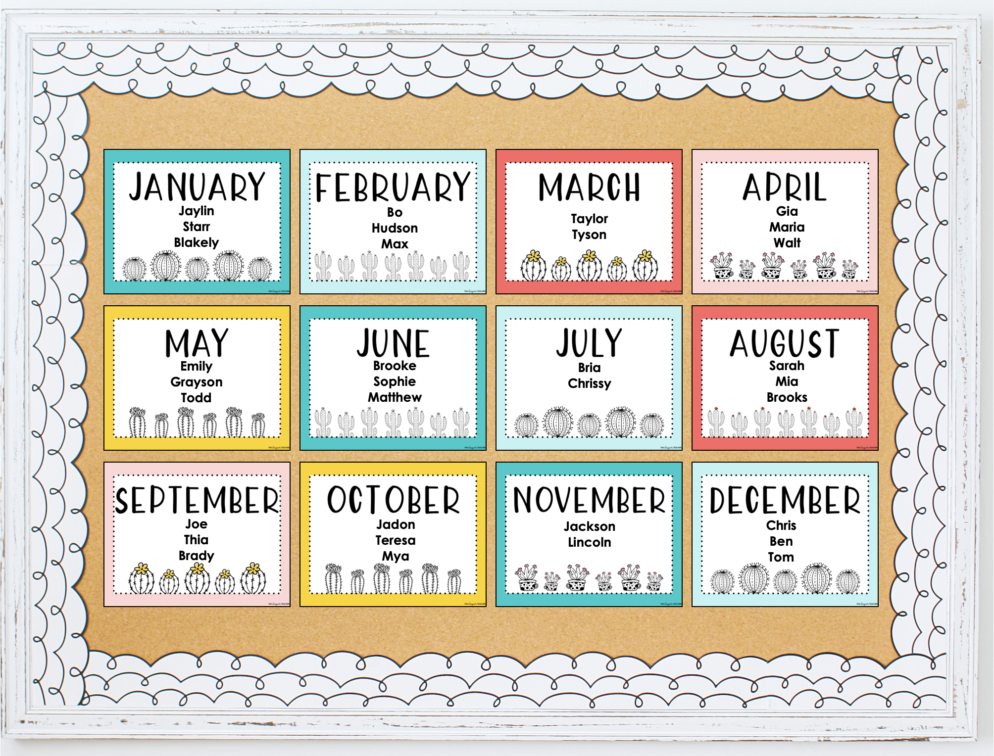 Cactus Theme Classroom Decor — The Designer Teacher