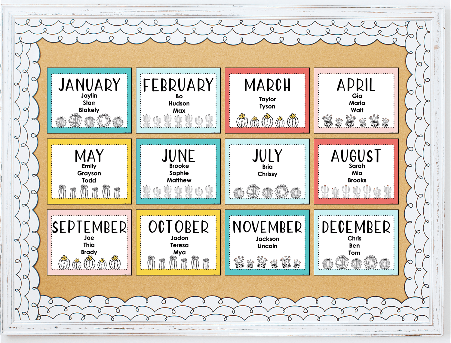 Cactus Theme Classroom Decor — The Designer Teacher