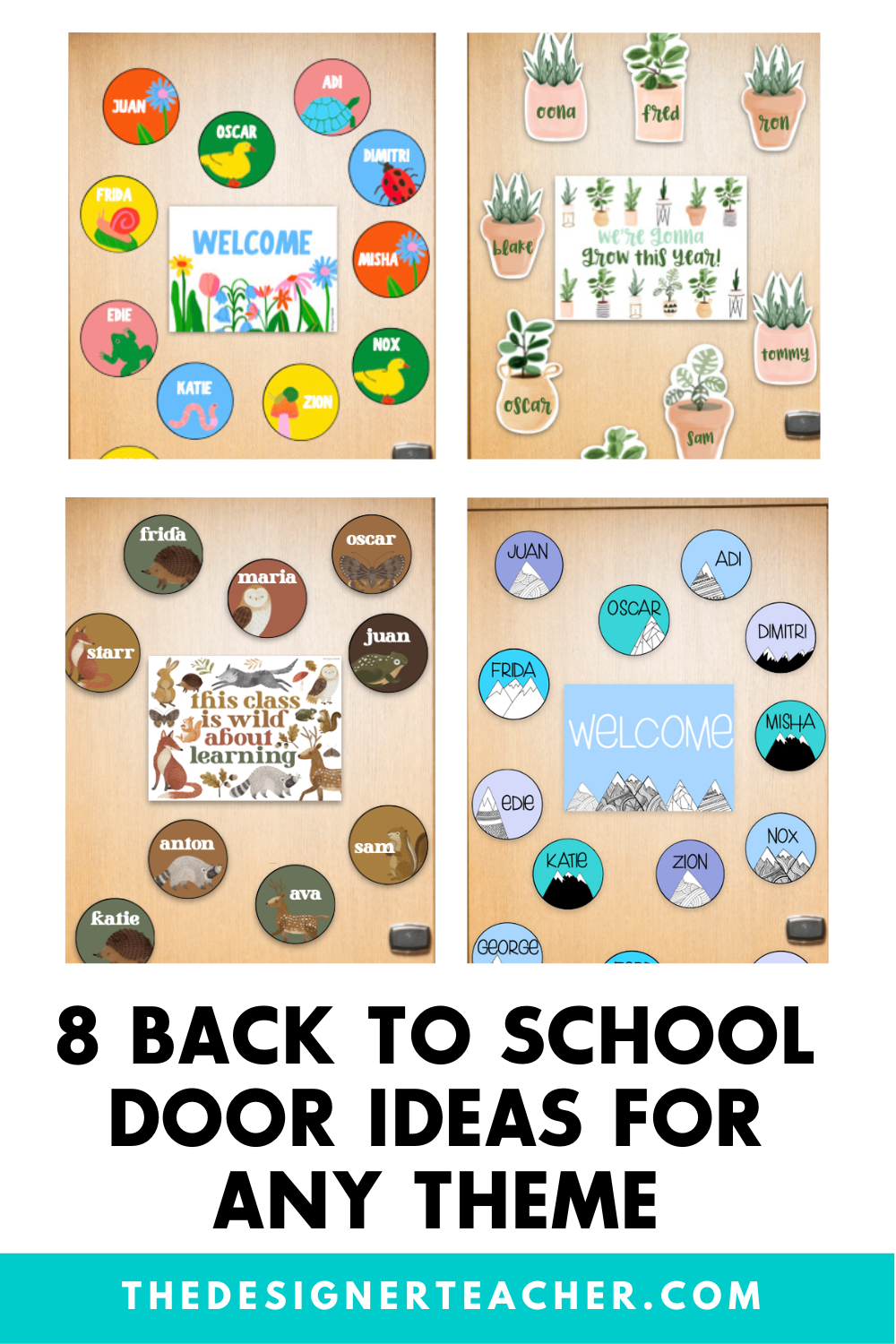 8 Back to School Door Ideas for Any Theme — The Designer Teacher