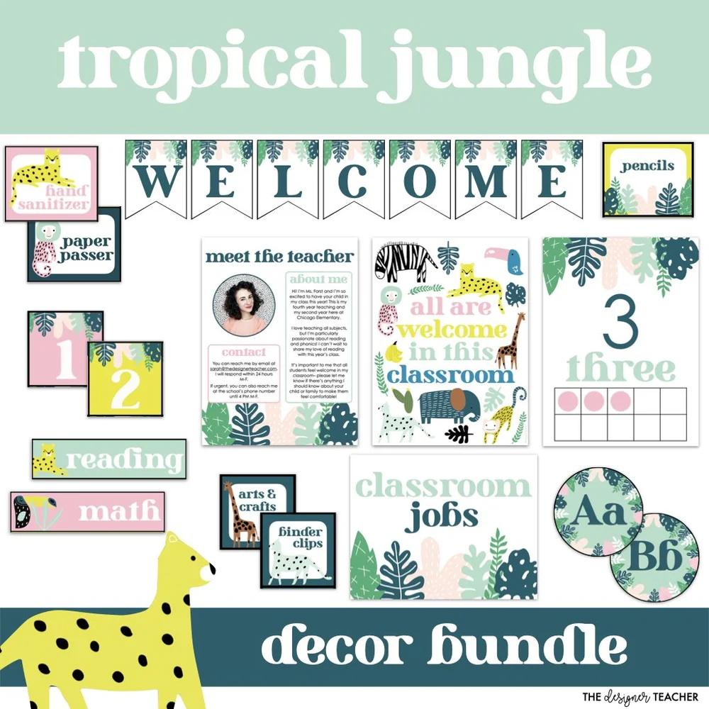 9 Amazon Items for Your Jungle Theme Classroom — The Designer Teacher