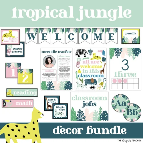 9 Amazon Items for Your Jungle Theme Classroom — The Designer Teacher