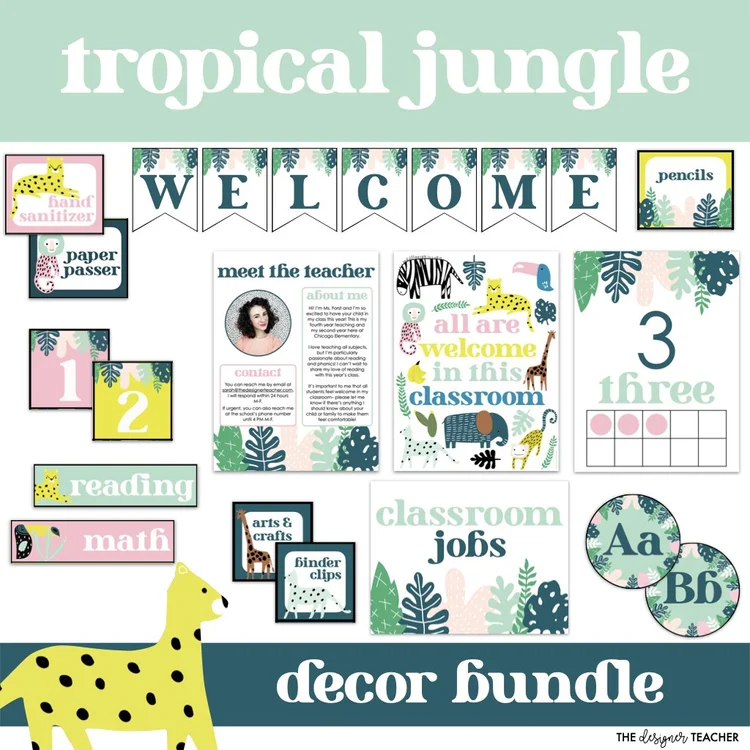 9 Amazon Items for Your Jungle Theme Classroom — The Designer Teacher