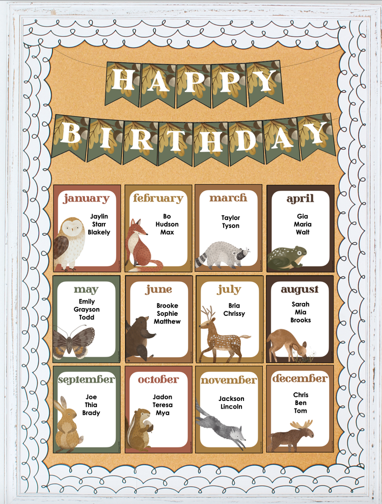 Woodland Classroom Theme — The Designer Teacher