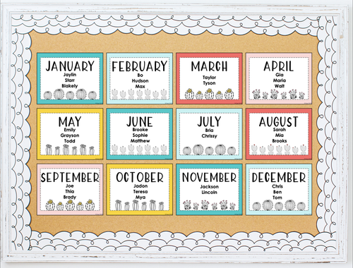 10 Birthday Bulletin Board Ideas for the Classroom — The Designer Teacher