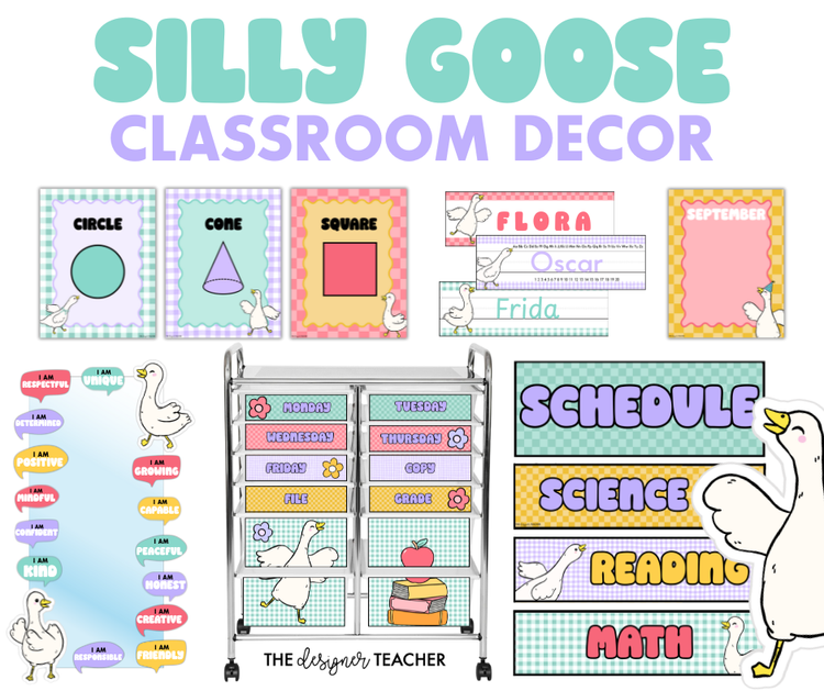 Creating a Whimsical Goose Themed Classroom — The Designer Teacher