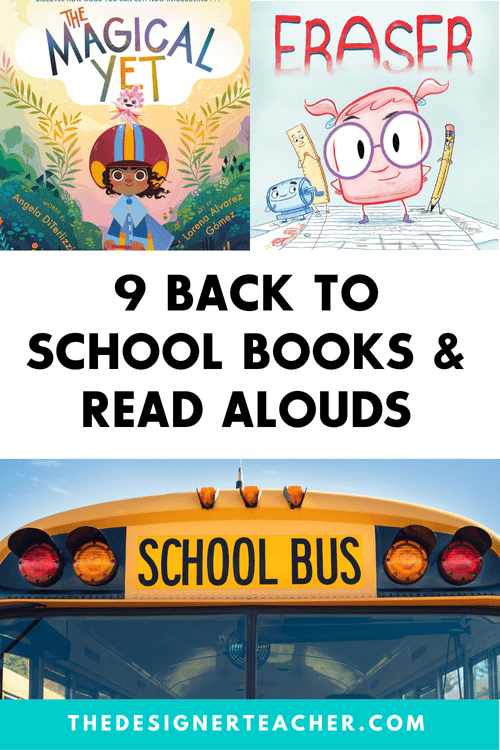 9 Back to School Books and Read Alouds — The Designer Teacher