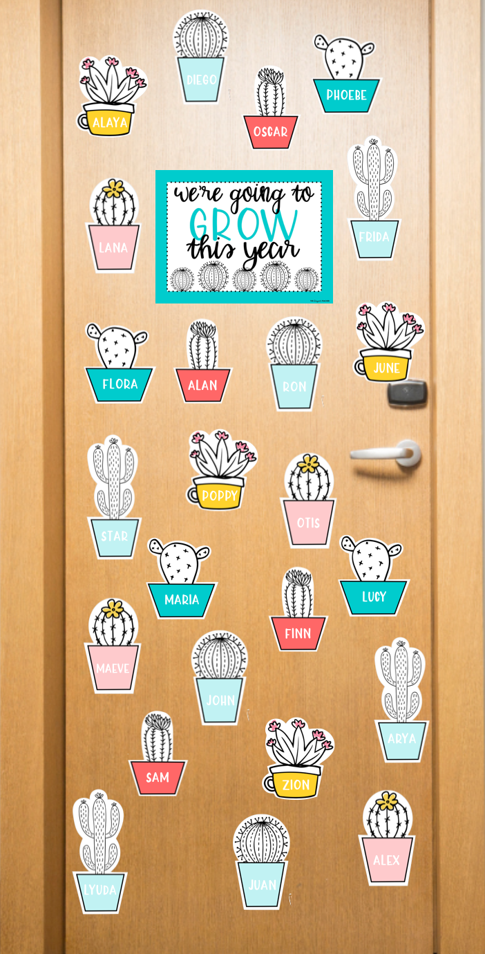 Cactus Theme Classroom Decor — The Designer Teacher