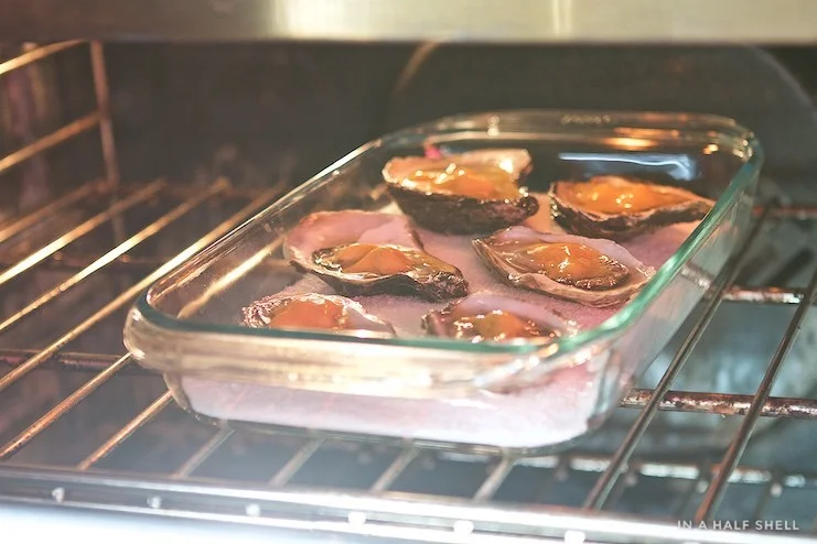 Roasted Oysters with Uni Butter Recipe — In A Half Shell : A Bivalve ...