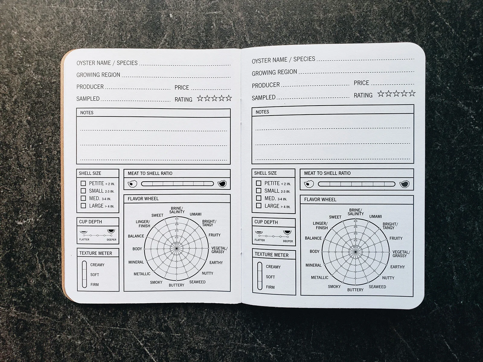 How to Use the 33 Oysters on the Half Shell Tasting Journal — In A Half ...