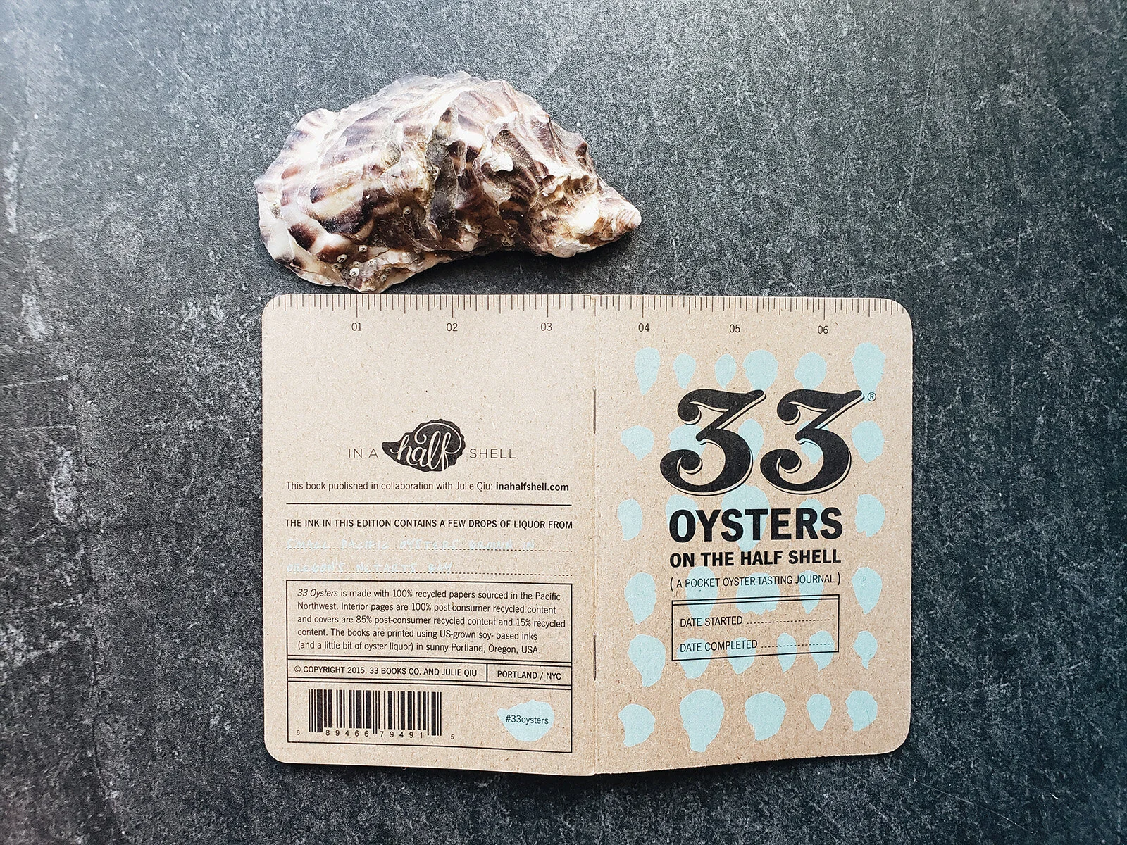 How to Use the 33 Oysters on the Half Shell Tasting Journal — In A Half ...