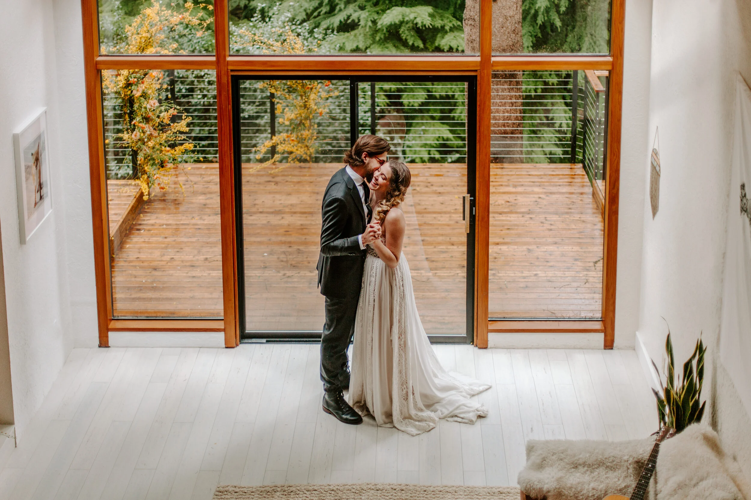 Oregon Elopement at the Woodlands House | Portland Adventure Elopement ...