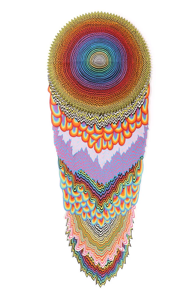 Art Inspiration: Jen Stark Paper Sculptures — Red Wizard Collage