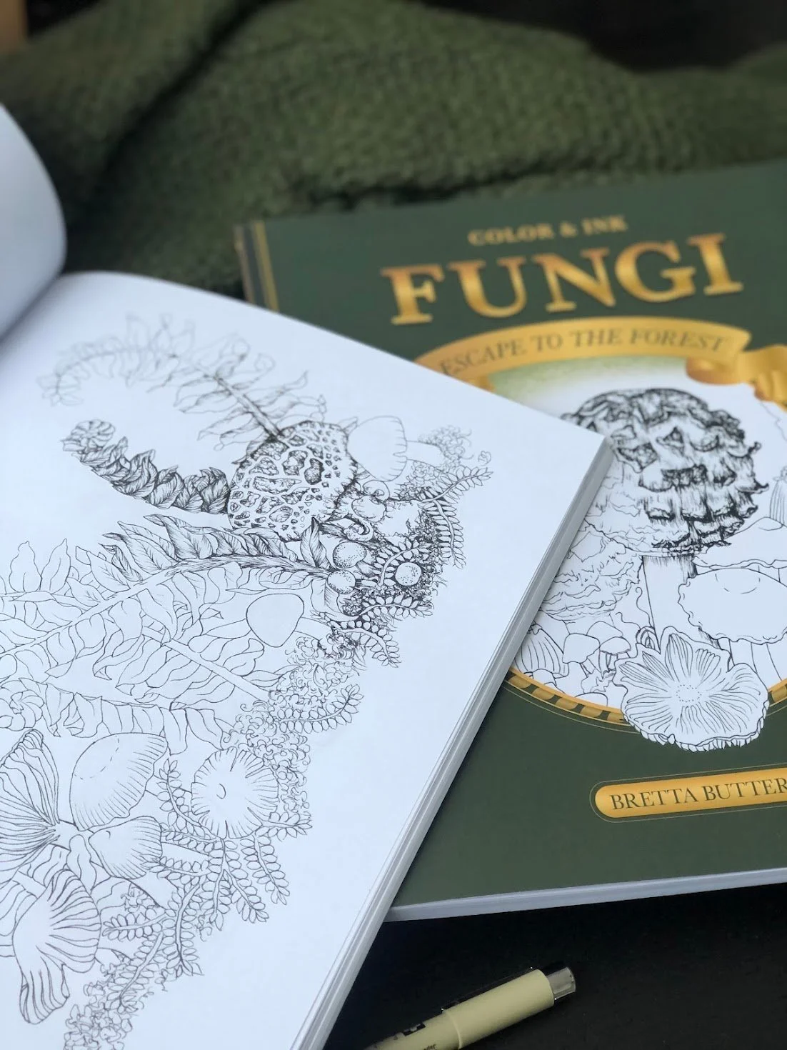 Fungi Coloring Book — bretta butterfly