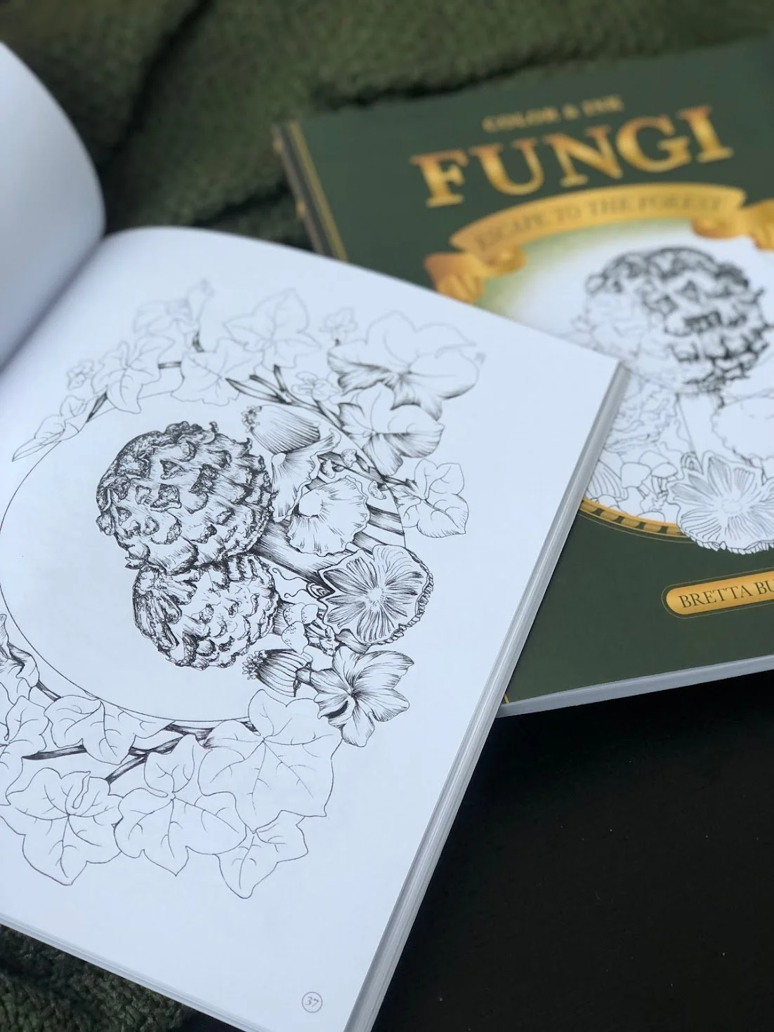 Fungi Coloring Book — bretta butterfly