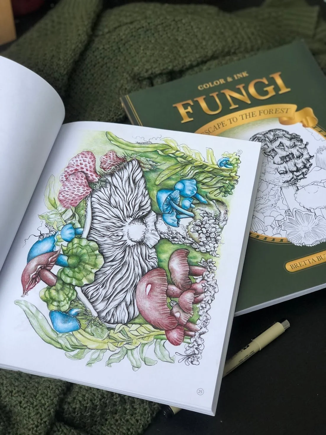 Fungi Coloring Book — bretta butterfly