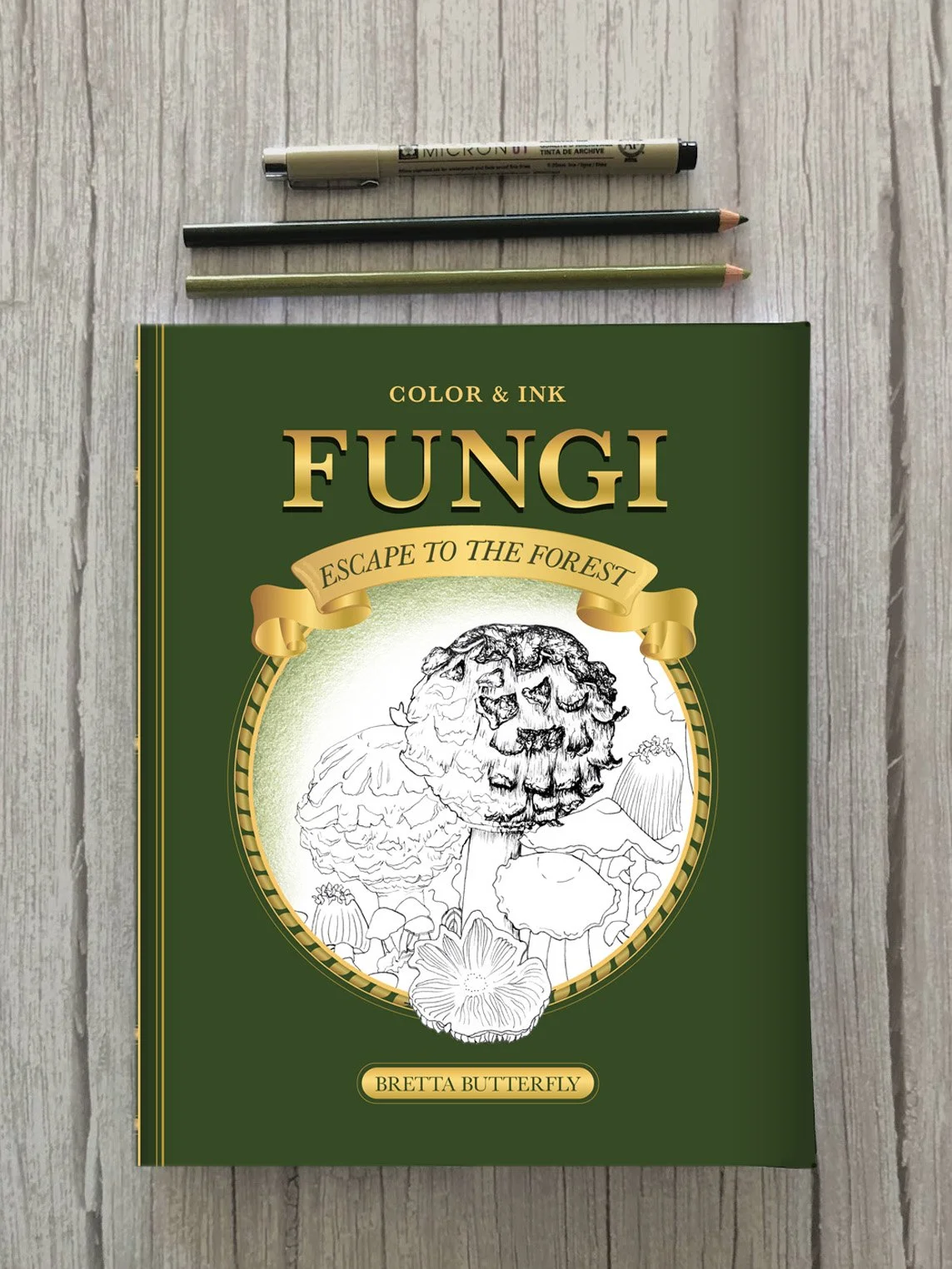 Fungi Coloring Book — bretta butterfly