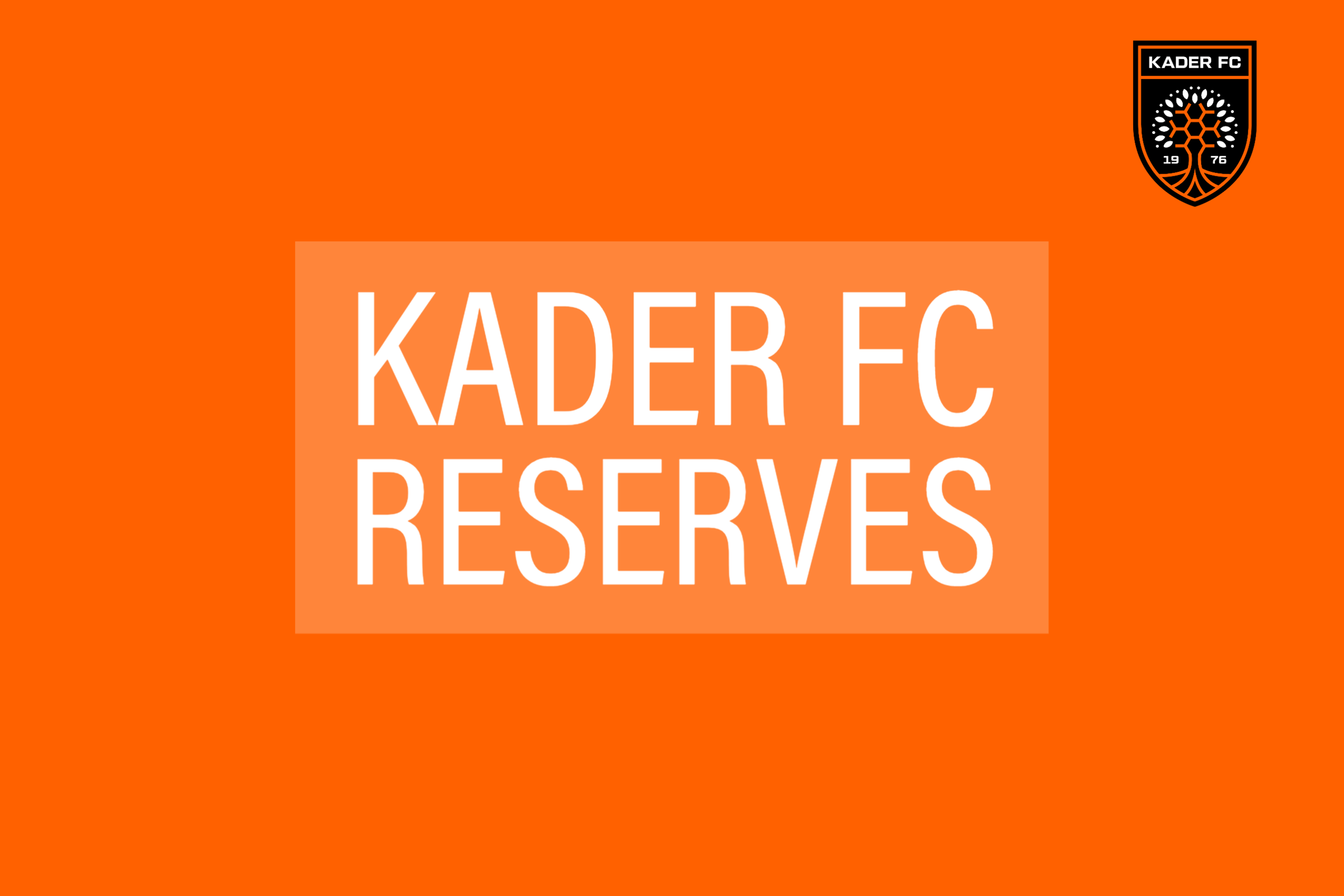Kader Men's Teams — Kader Football Club