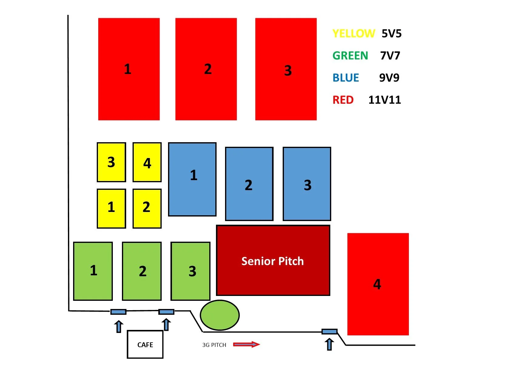 Pitch Allocations — Kader Football Club