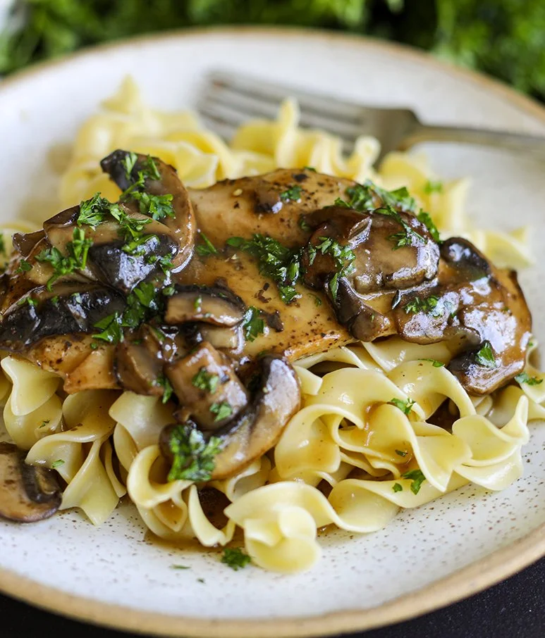 Skillet Chicken with Mushroom Gravy — SMART CHICKEN
