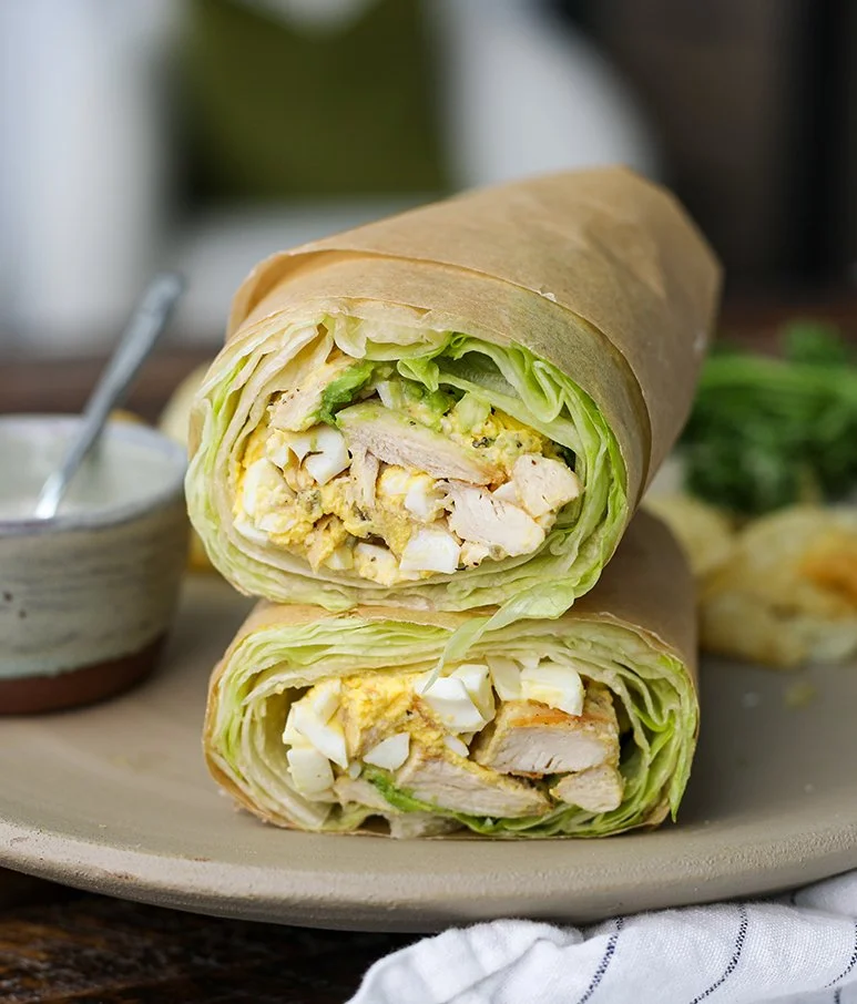 Chicken Caesar Salad Wrap — SMART CHICKEN