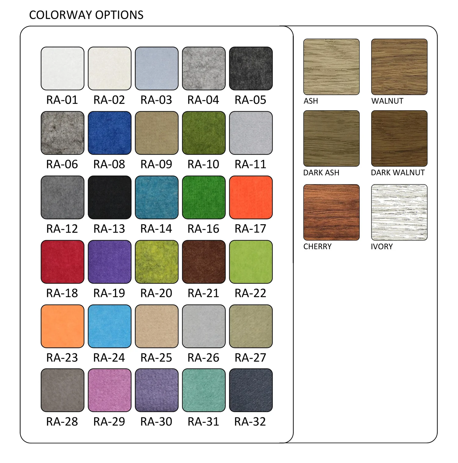 Colorways — Ritz acoustics