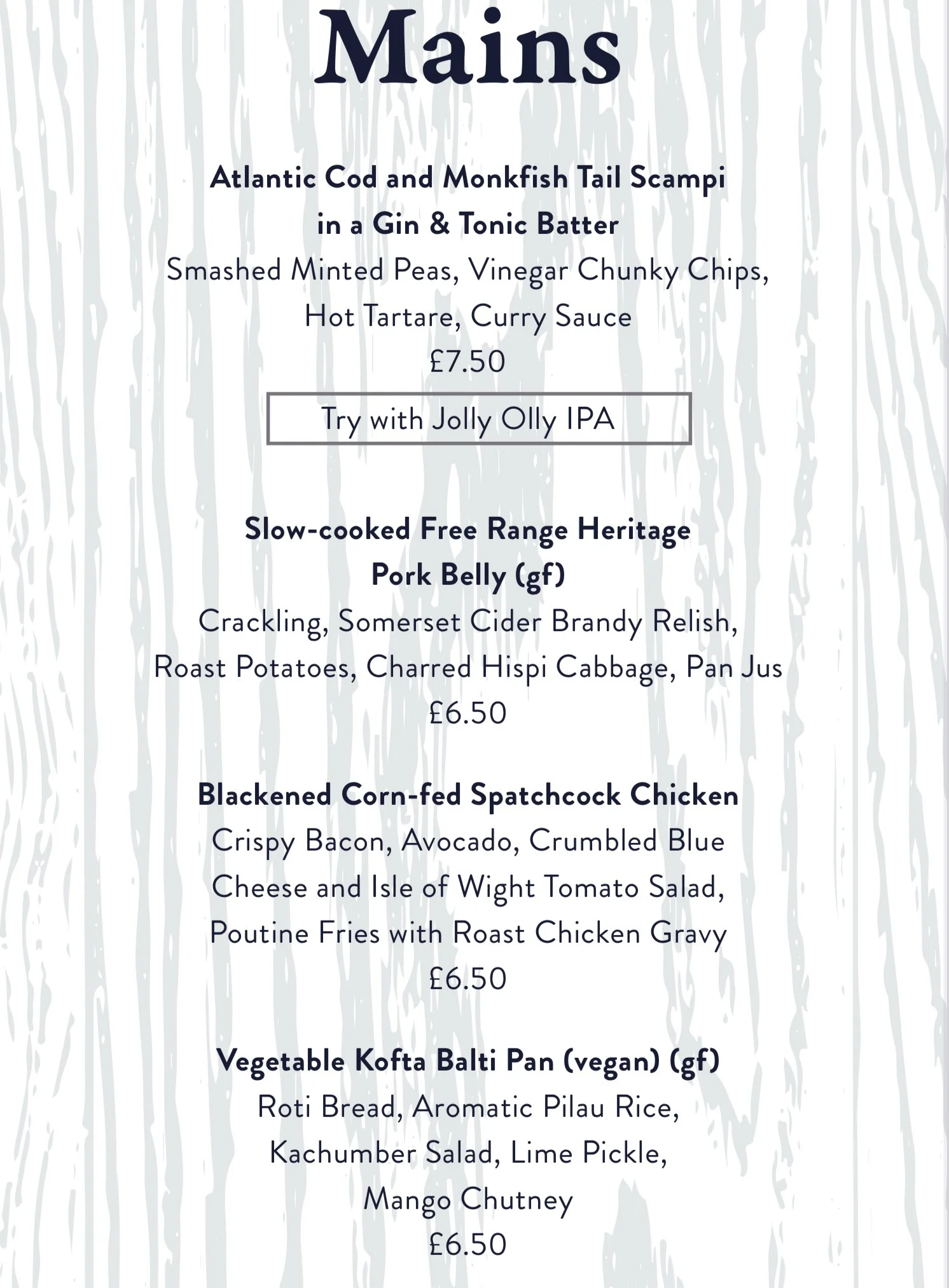 P&O Cruises Keel & Cow Menu — Cruise Lowdown