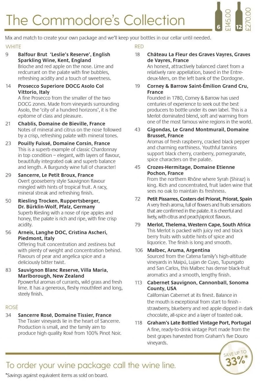 NEW! Comprehensive Guide to Drinks Packages on P&O Arvia 2023-2025 — Cruise Lowdown