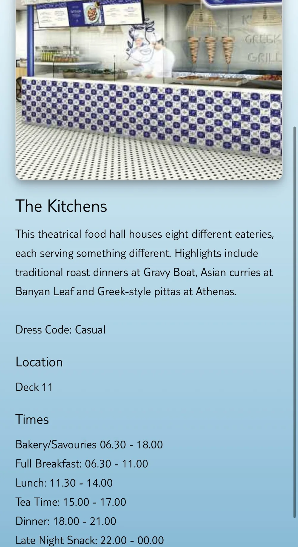 Full Restaurant Guide To Marella Voyager Part 1 — Cruise Lowdown
