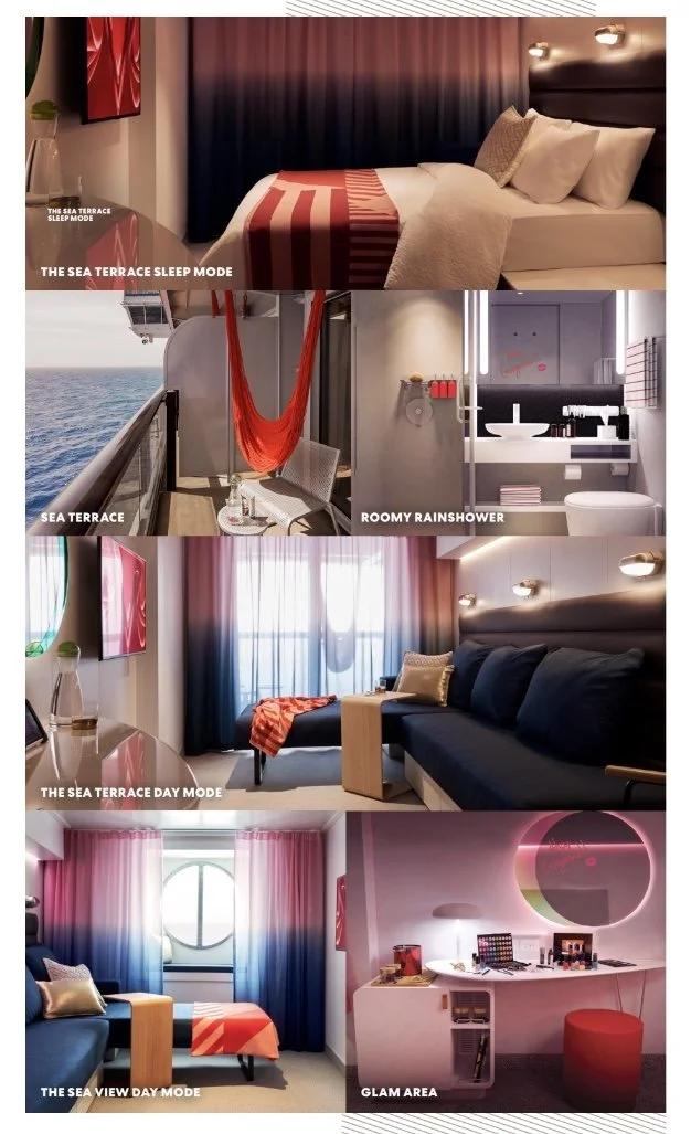Virgin Voyages | Valiant Lady | Cabins | Suites | Photos | Floorplans ...