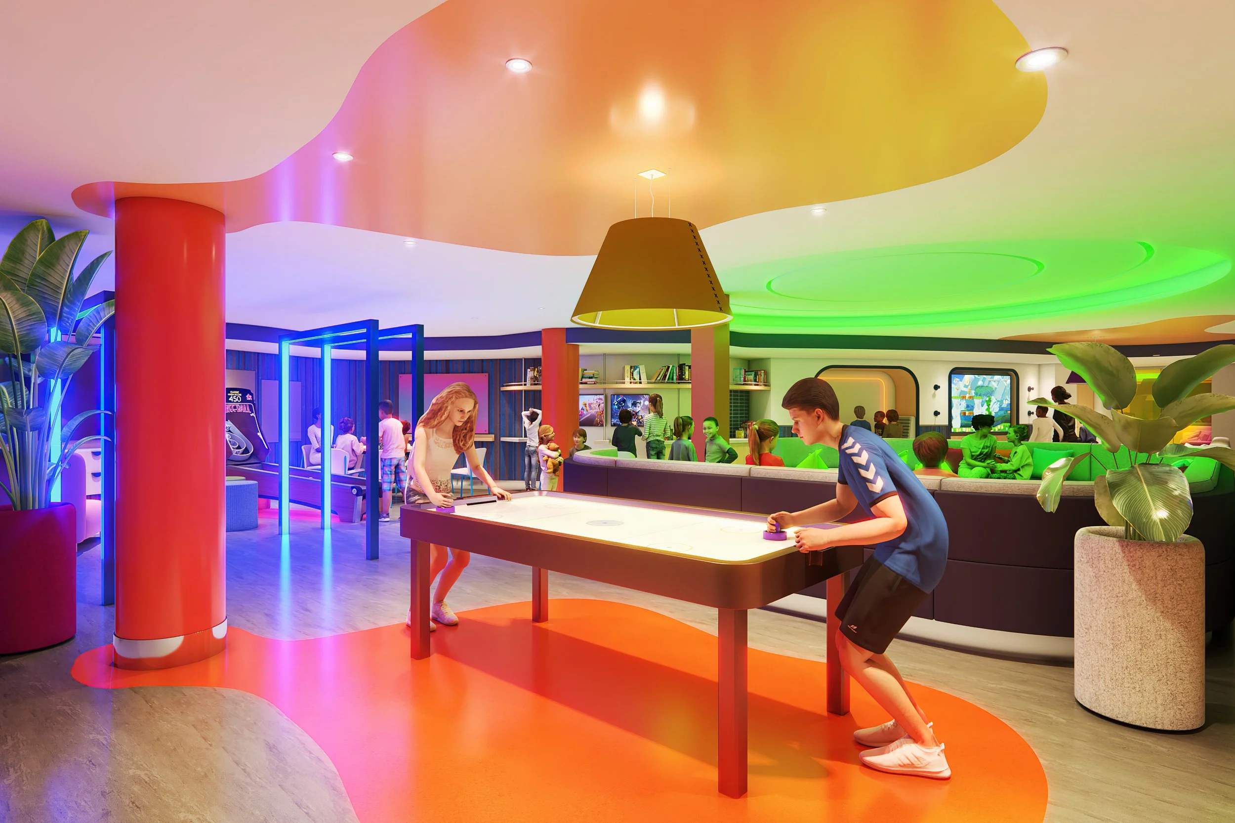 Sun Princess - Princess Cruises unveils Park19 Family Activity Zone ...