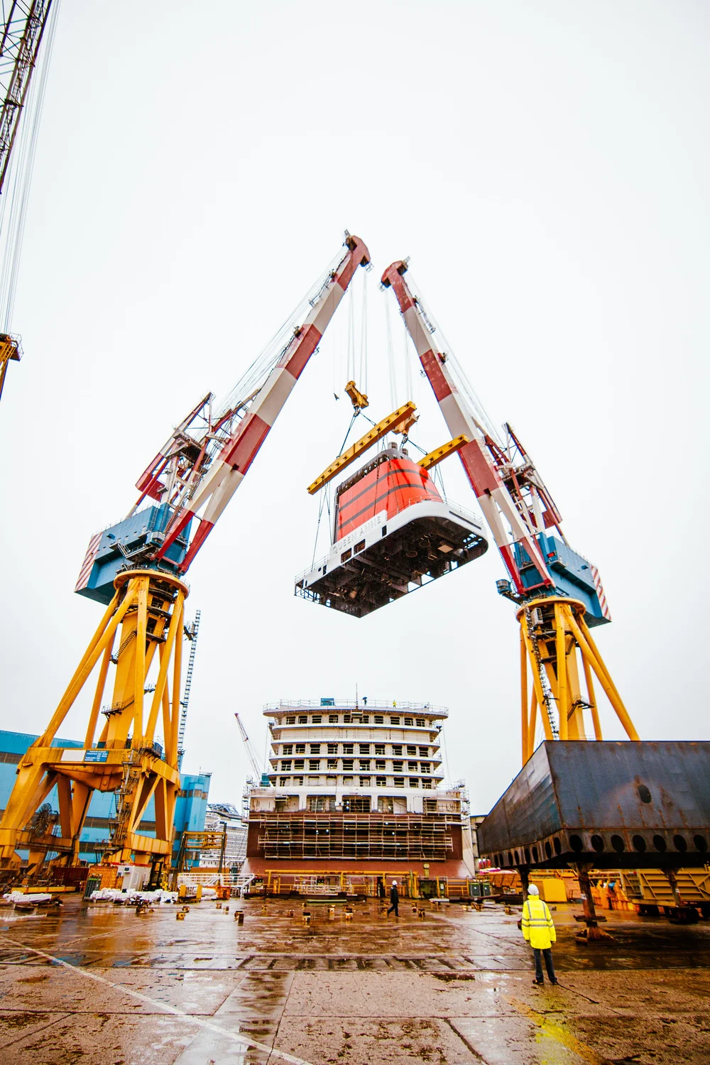 Cunard Queen Anne - ‘Funnel Lift’ — Cruise Lowdown