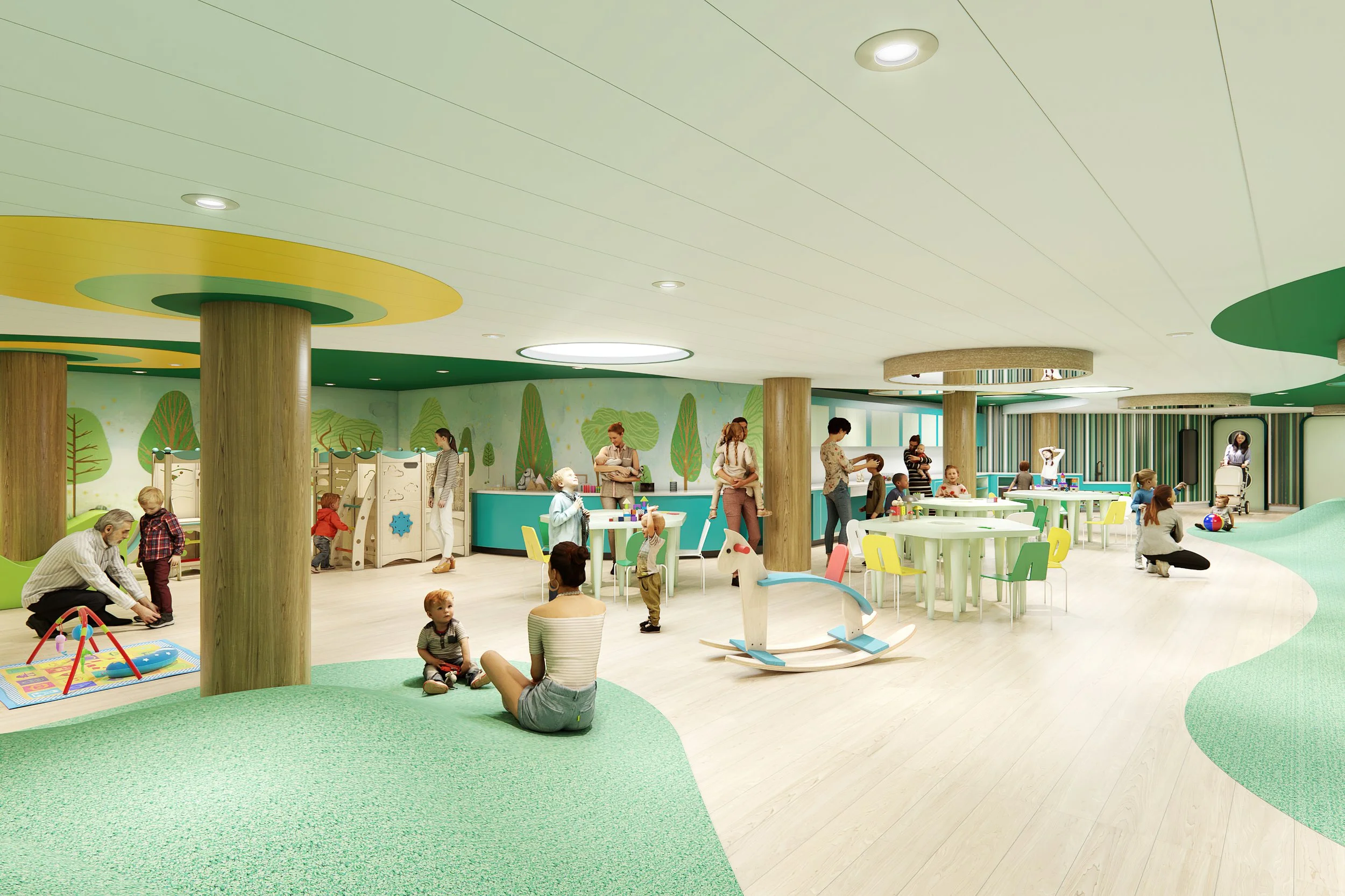 Sun Princess - Princess Cruises unveils Park19 Family Activity Zone ...
