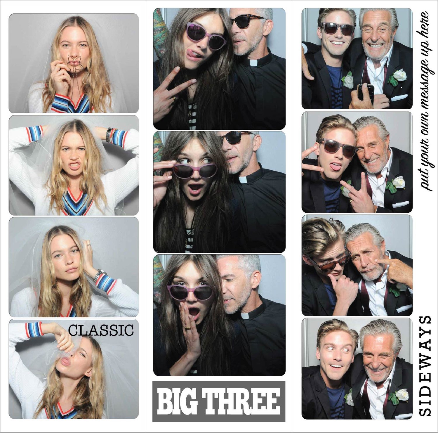 Sample Photo Strips for Photo Booths| Photomatica.com | Photomatica