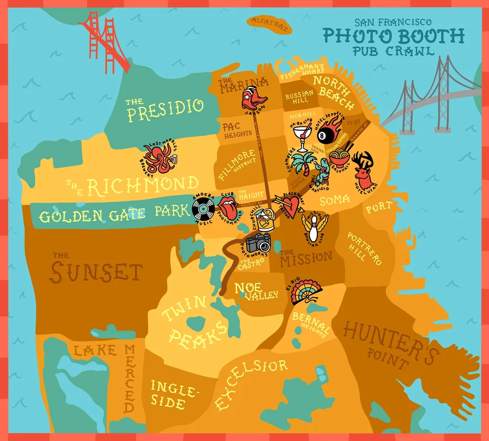 SF Photo Booth Pub Crawl | Photomatica