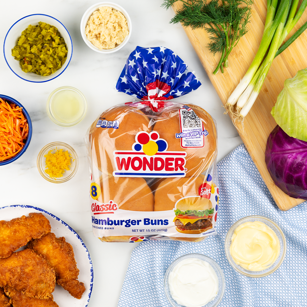 Crispy Cod Sandwich — Wonder bread