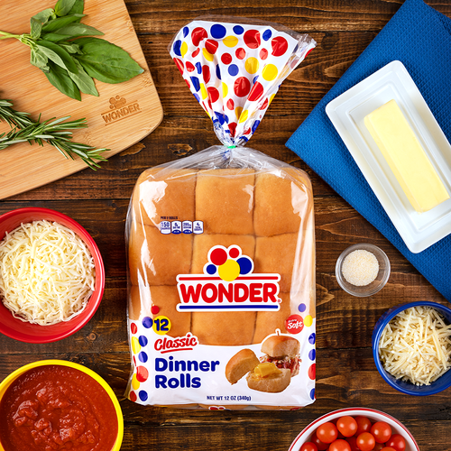 Holly Jolly Holiday Rolls — Wonder bread
