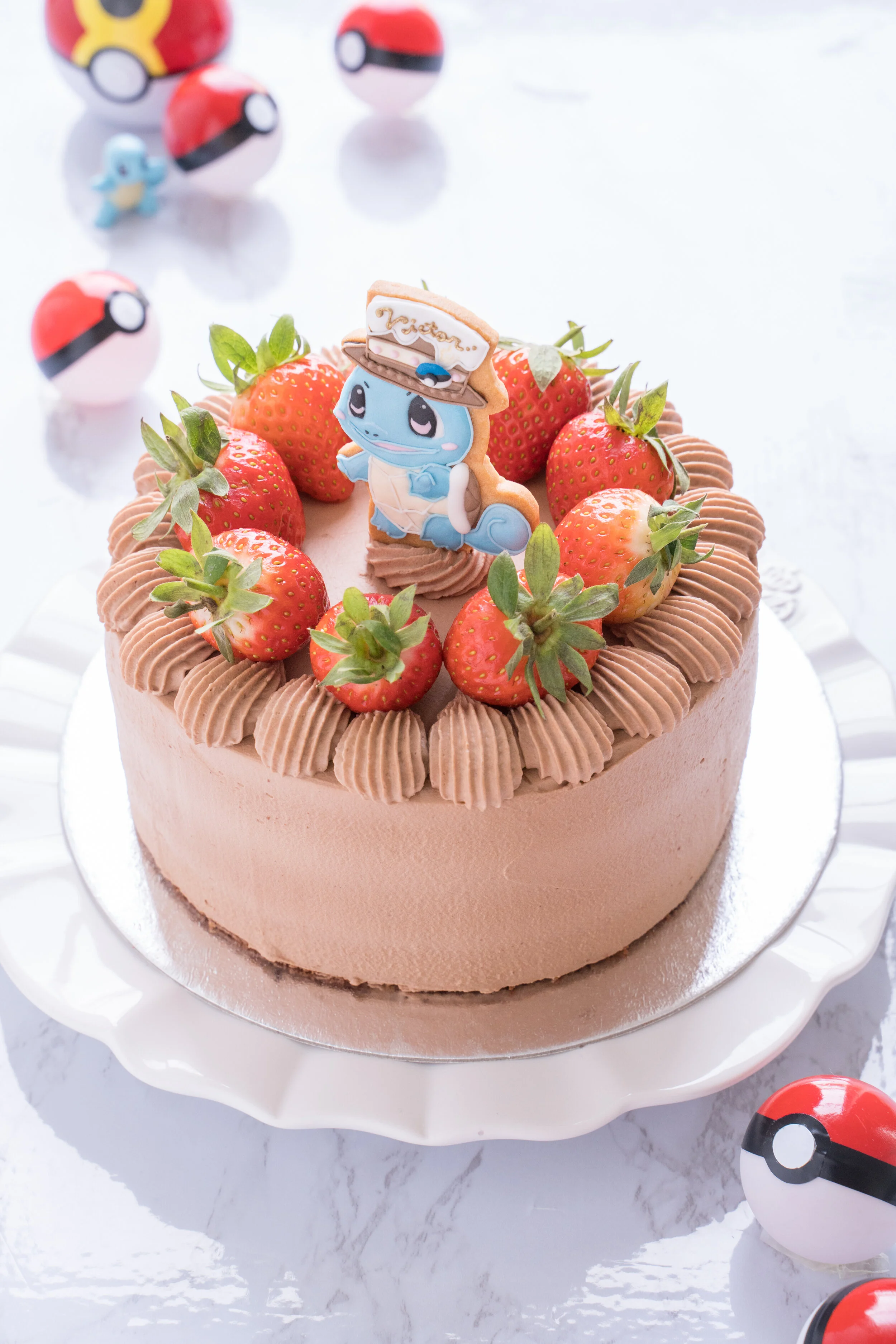 Pokémon Squirtle Chocolate Cake - ゼニガメのチョコレートケーキ — CouCou Natsuha