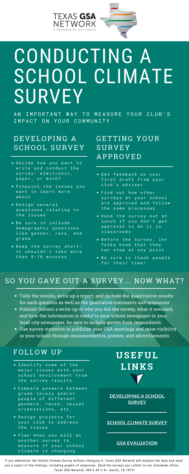 TOOLKIT: Conducting a School Survey — Texas GSA Network