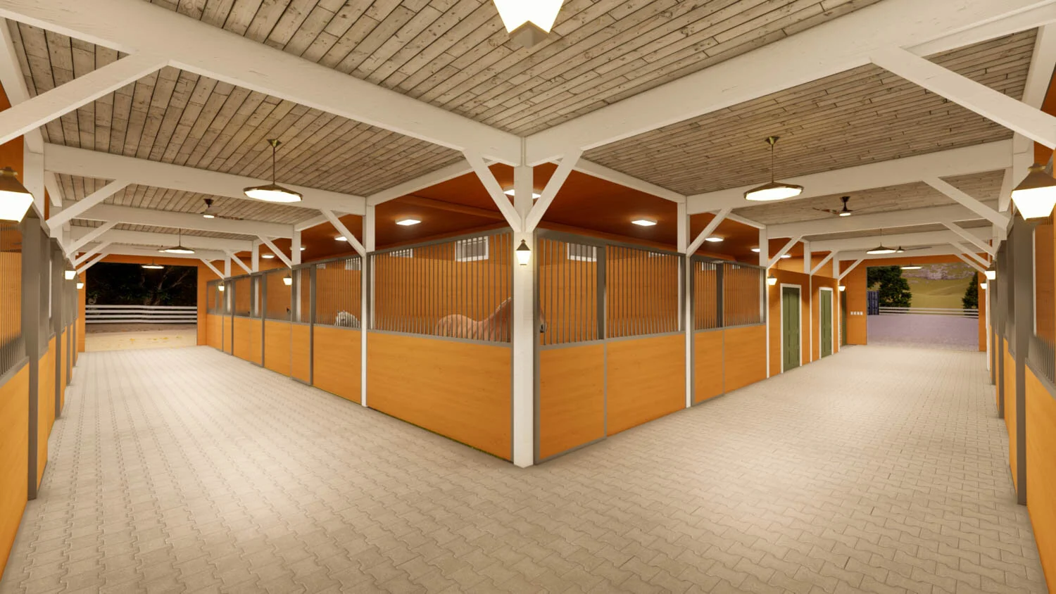 Horse Barn Interior Design