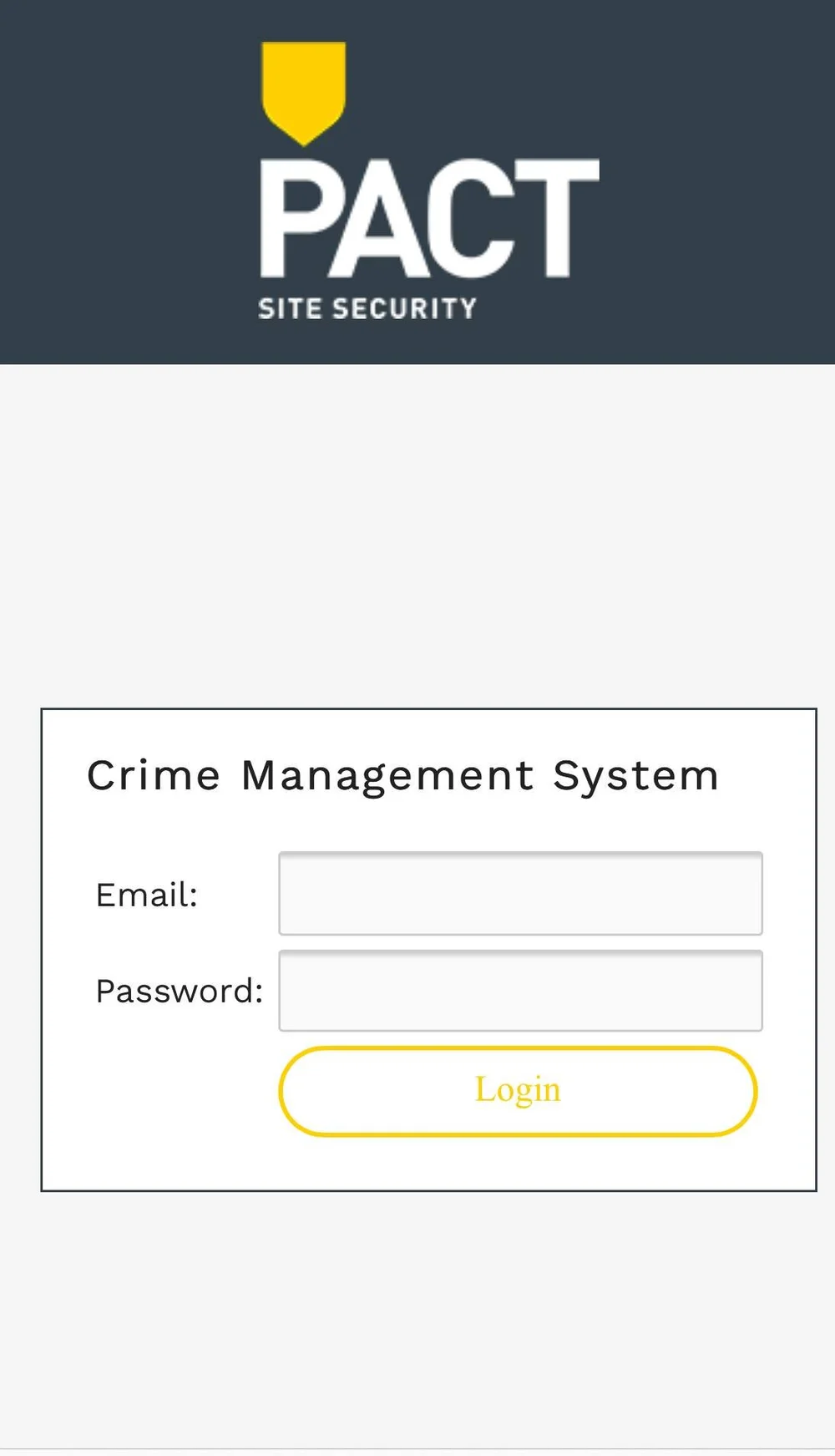 Management and Reporting — PACT Site Security