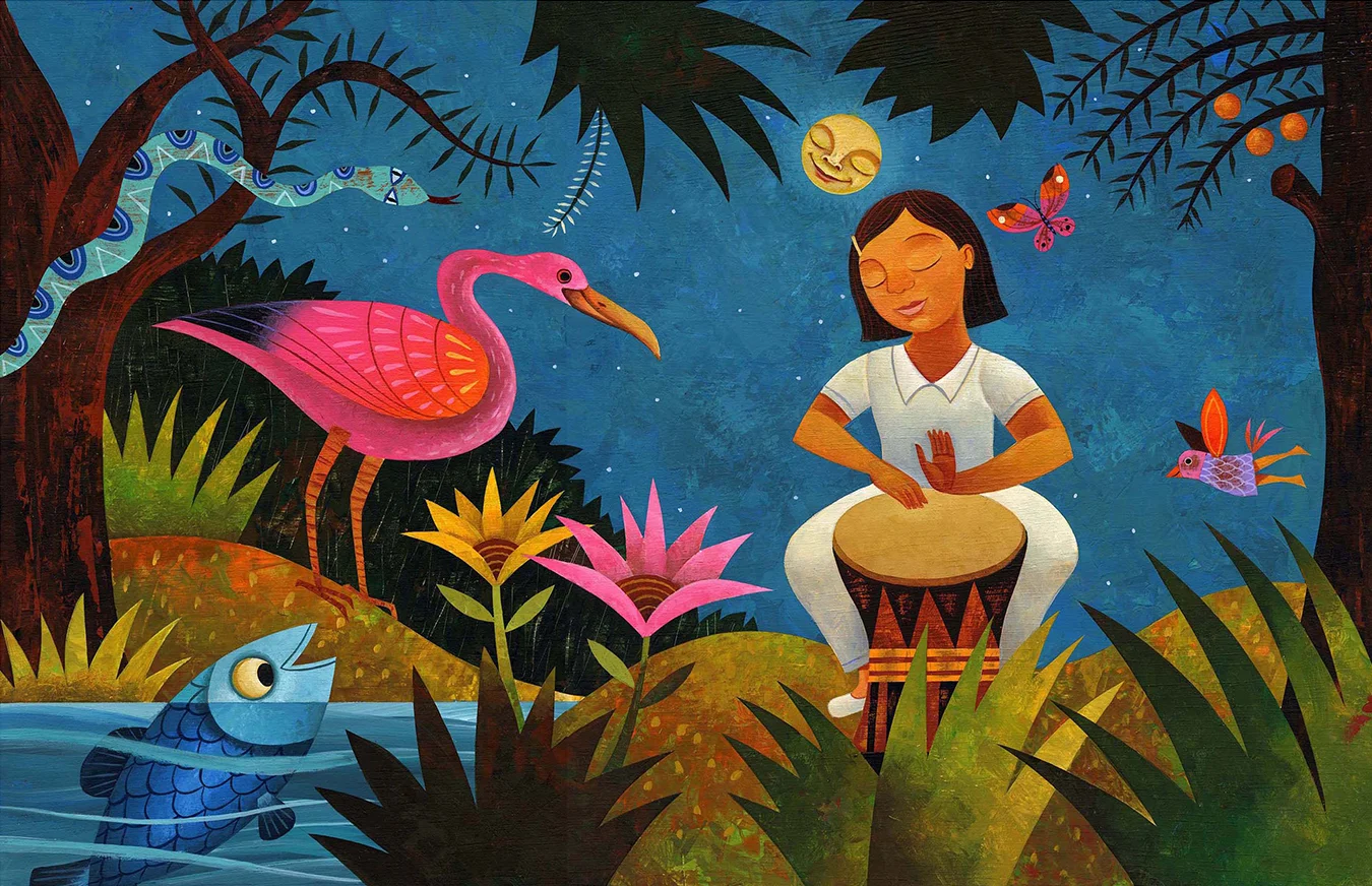 Drum Dream Girl | MARGARITA ENGLE | RAFAEL LÓPEZ — I Dream Library