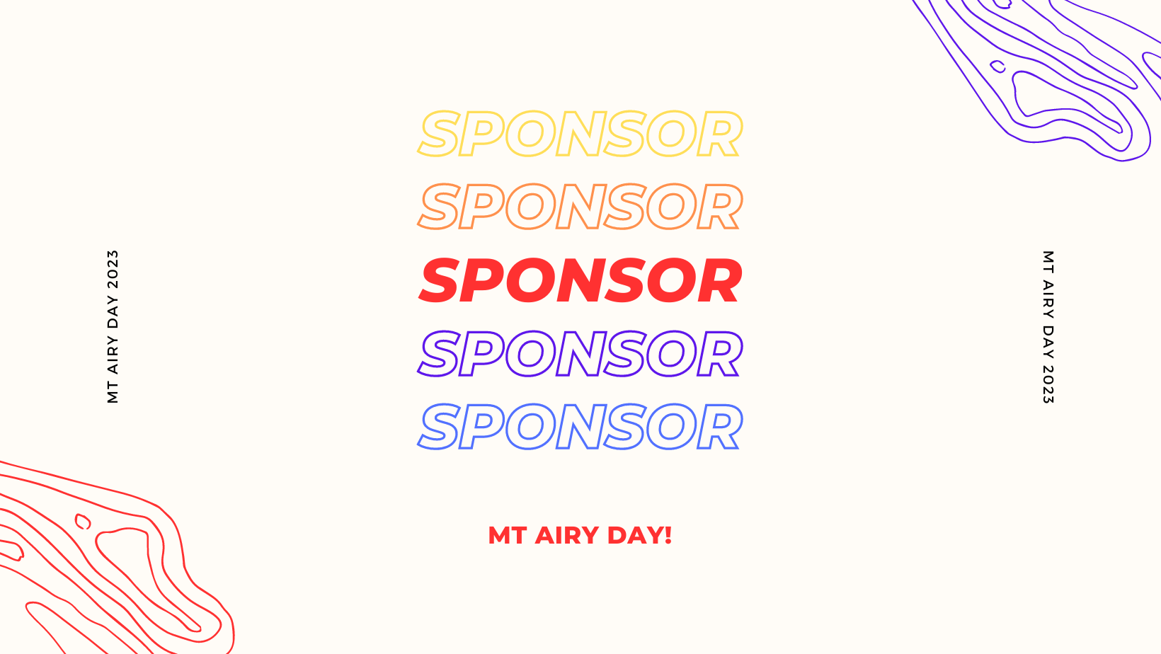 Sponsors — Mt. Airy Day