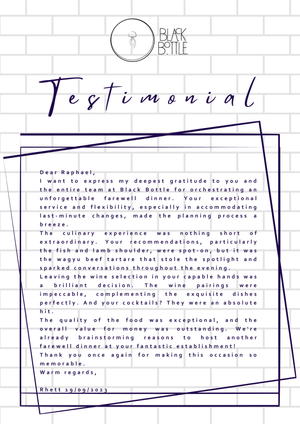 Black Bottle | Wine Bar | Restaurant Darlinghurst