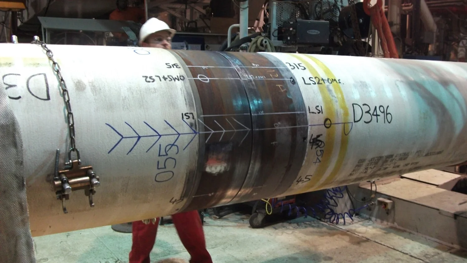 Pipe end measurement and fit-up — OMS | Optical Metrology Services Ltd