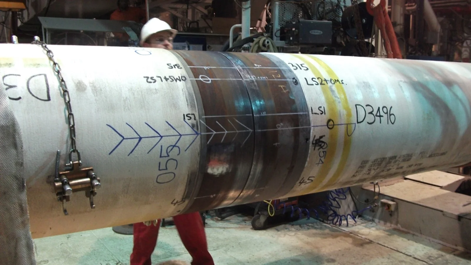 Pipe end measurement and fit-up — OMS | Optical Metrology Services Ltd